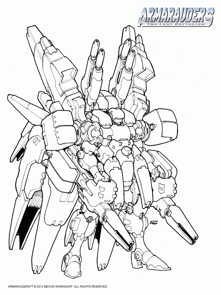 Mecha Workshop Armarauders Company, Toys, Comics! - Coloring Nation