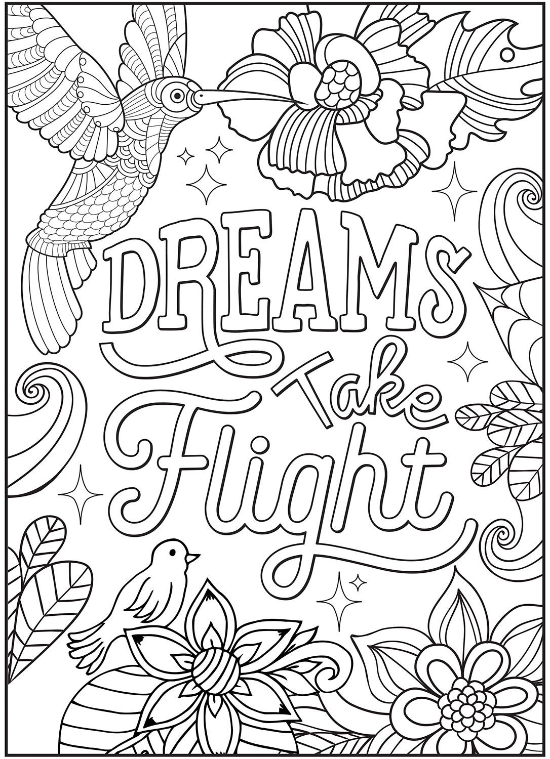 Cra Z Art Timeless Creations Adult Coloring Book, Dreams Take Flight ...