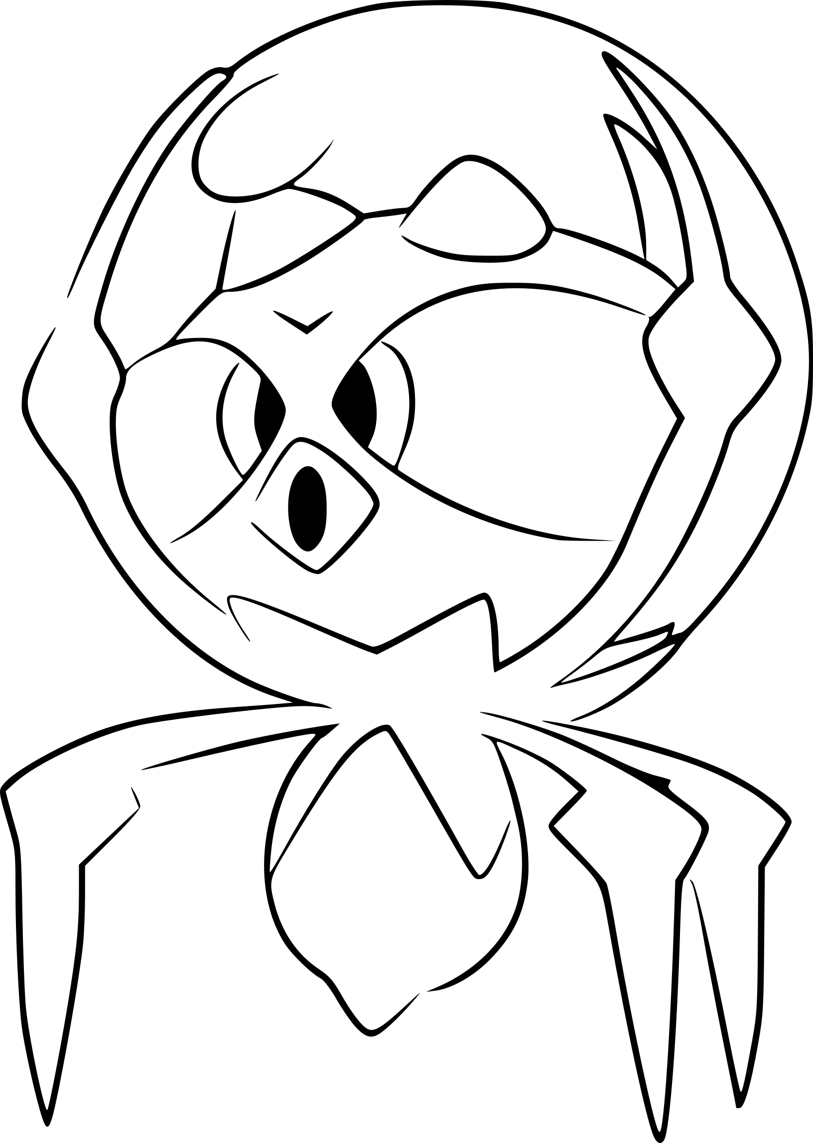 Dedenne Pokemon Coloring Page Printable Coloring Page - Coloring Nation