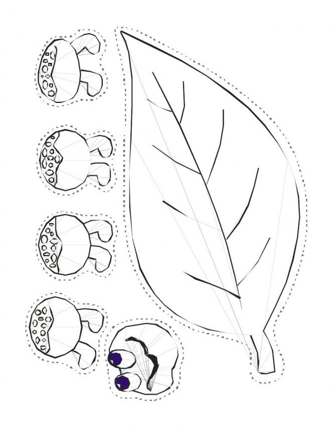 Hungry Caterpillar Coloring Page - Coloring Nation