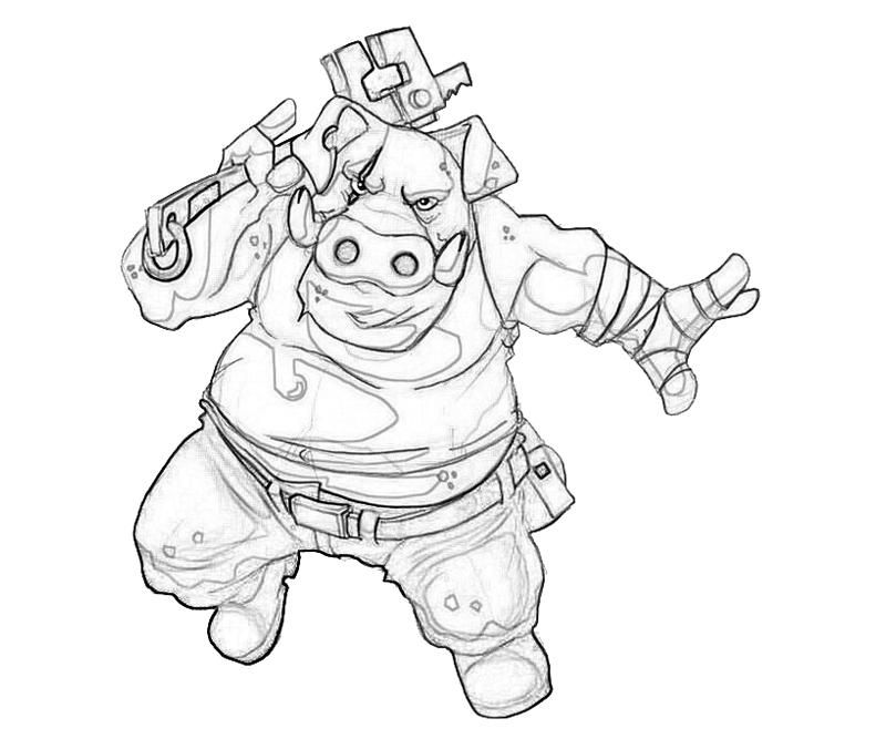 Killer Croc Batman Coloring Page - Coloring Nation