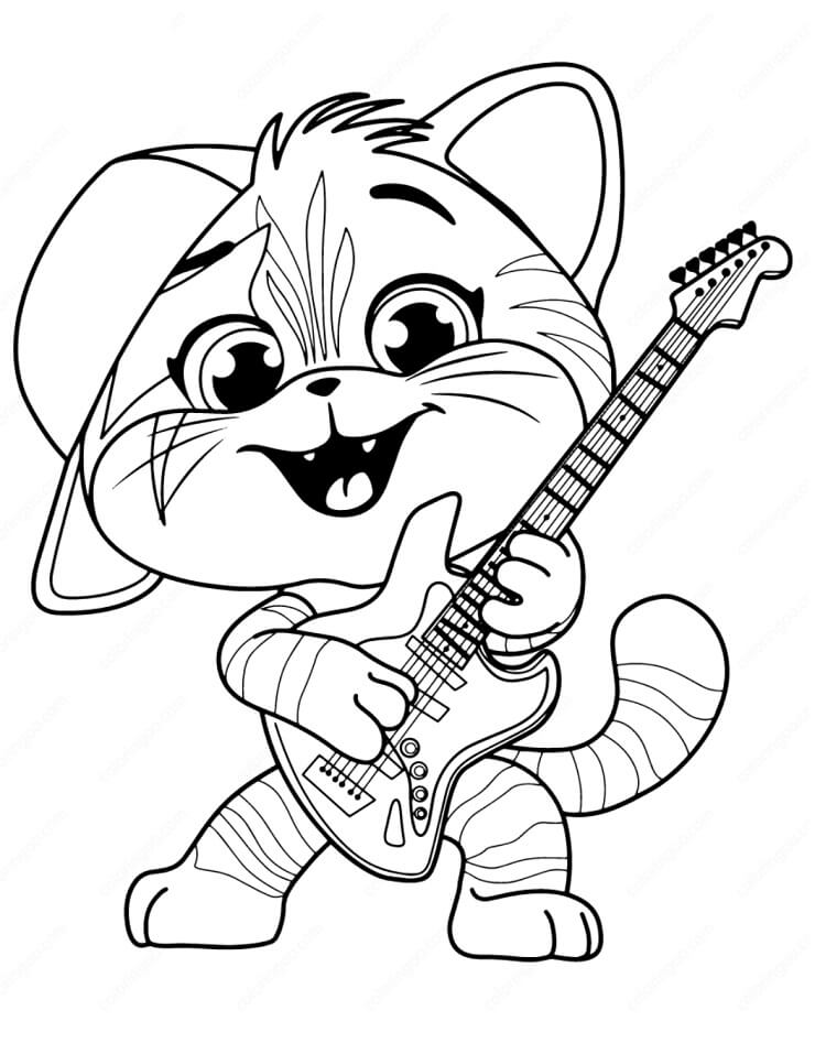 44 Cats Coloring Pages - Coloring Nation