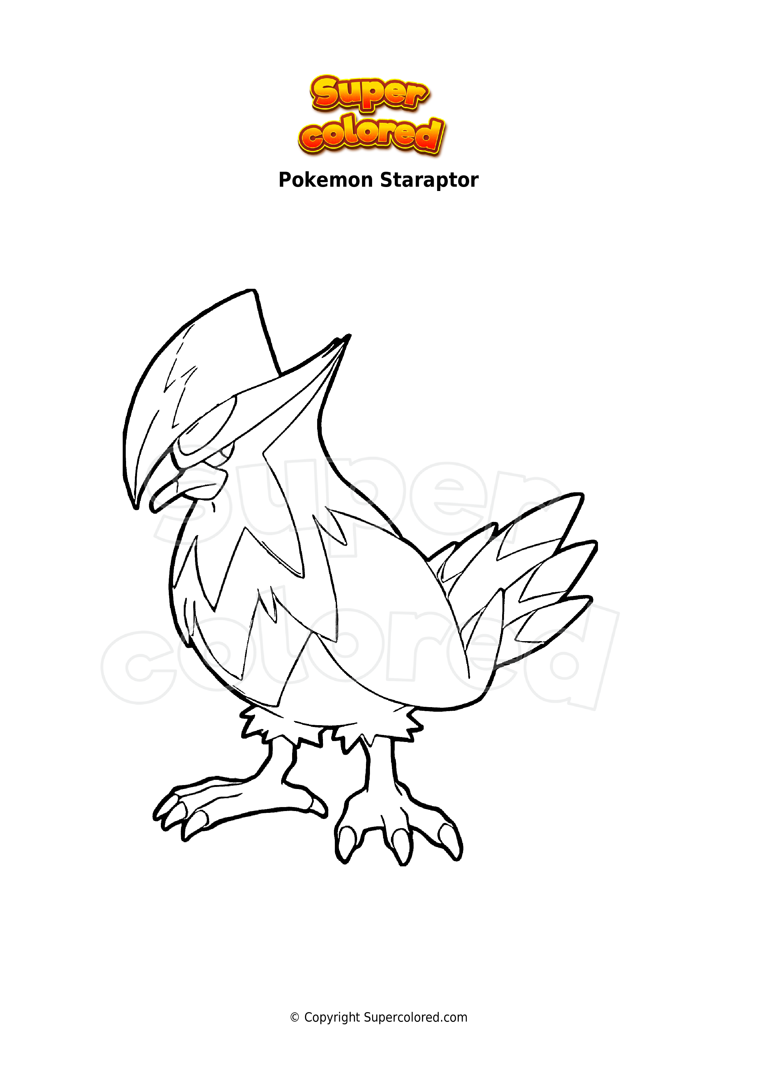 Coloring Page Pokemon Skiploom - Coloring Nation