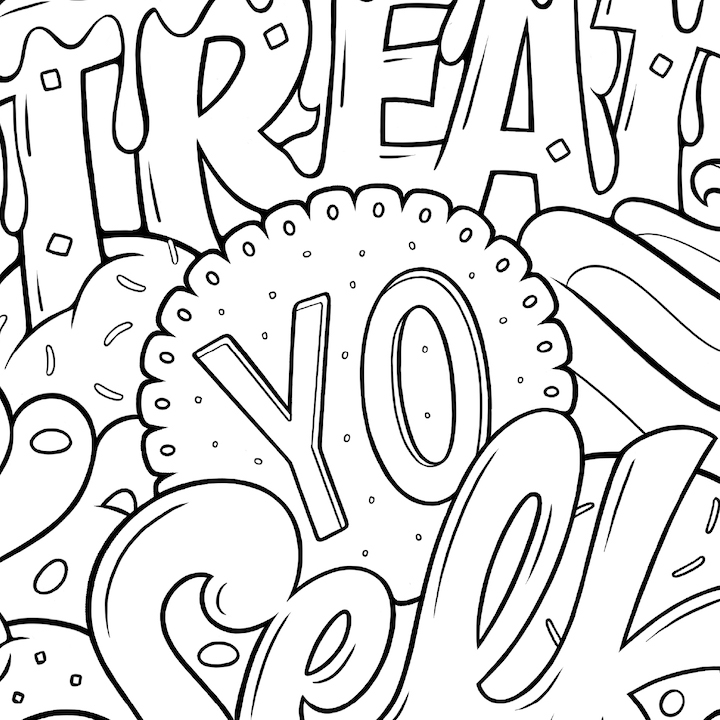 Adobe Coloring Book Chapter 7: Treats - Coloring Nation