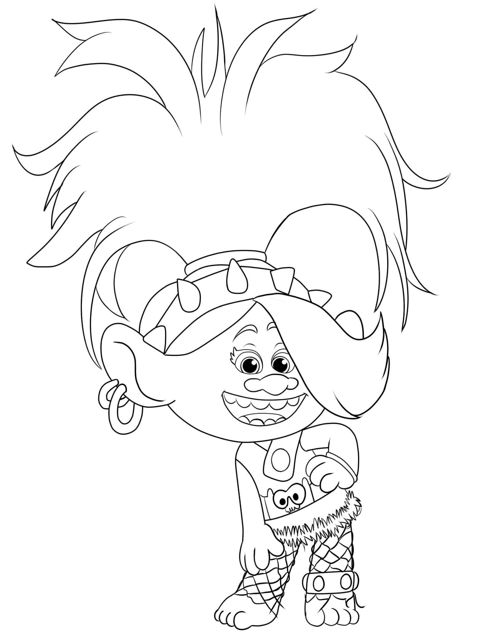 Rock Poppy Coloring Edit - Coloring Nation