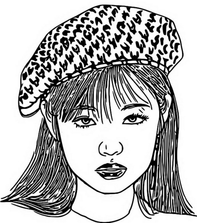 Coloring Page Blackpink : Jennie 4 - Coloring Nation
