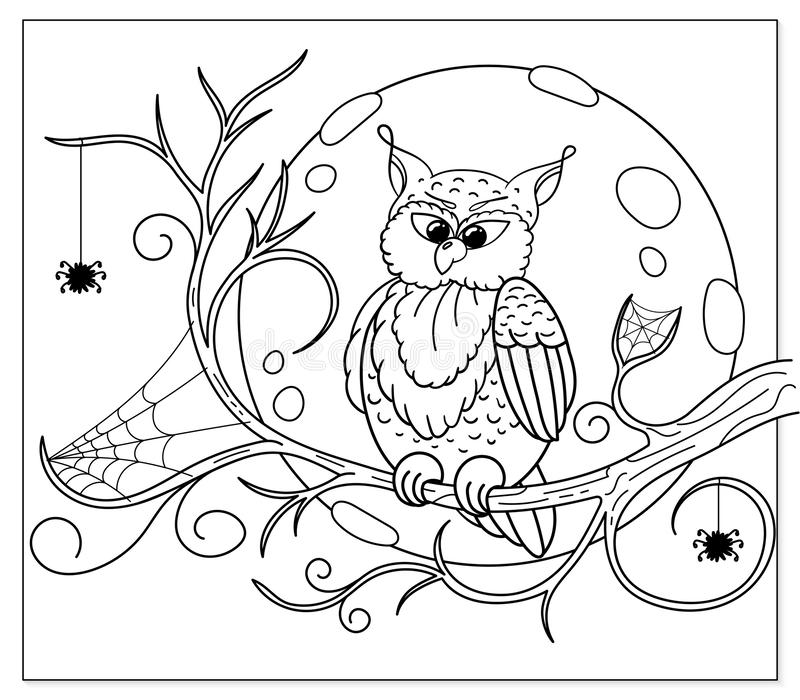 Halloween Owl Coloring Pages - Coloring Nation