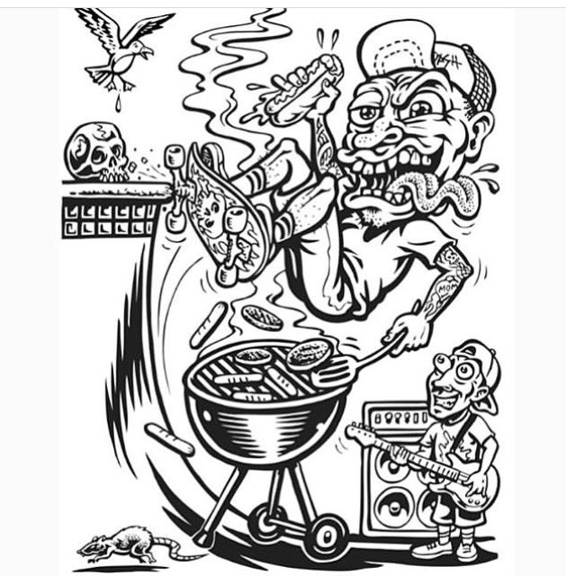 Jimbo Phillips Have A Coloring Contest At You Could Win A Killer Prize ...