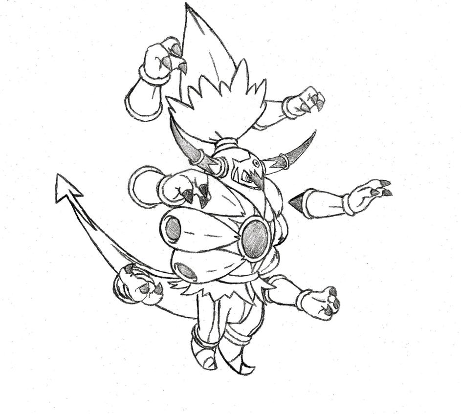 Hoopa Coloring Pages - Coloring Nation