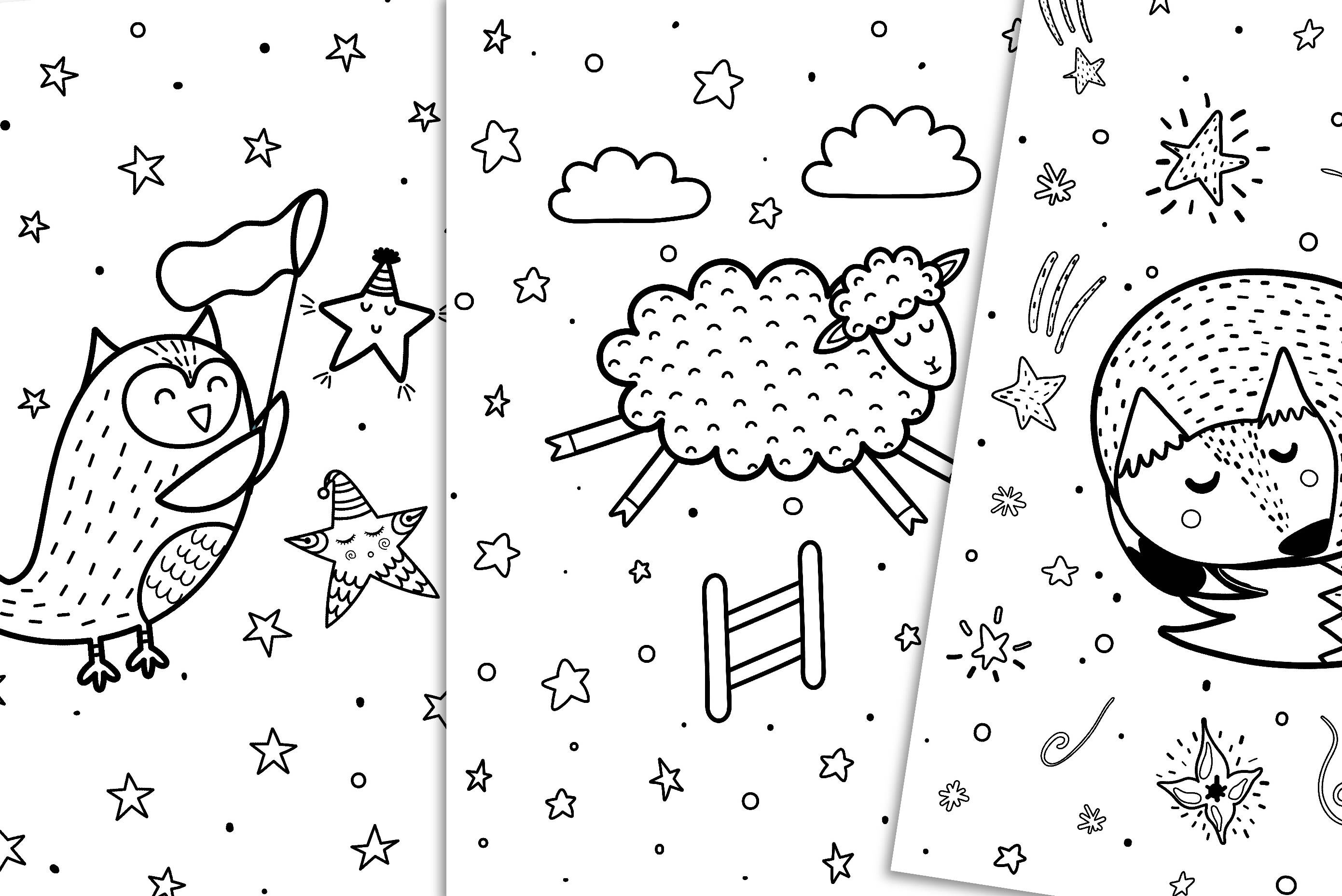 Good Night Coloring Page By JuliyaS Art - Coloring Nation