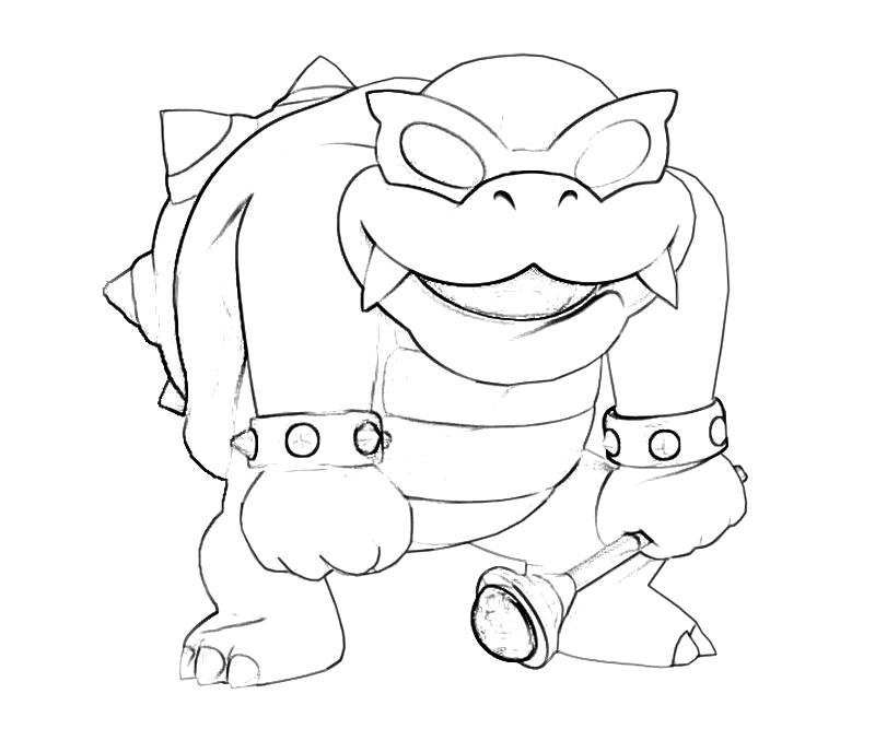 Koopa Kids Coloring Page - Coloring Nation