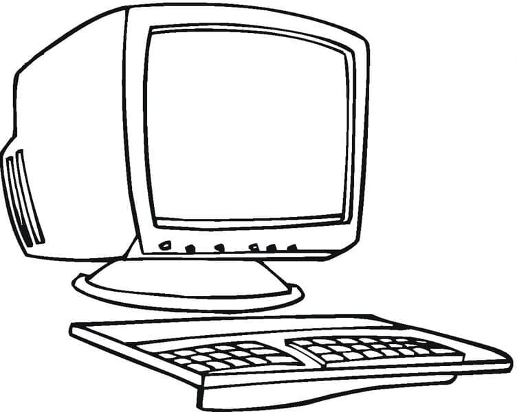 PC Coloring Pages - Coloring Nation