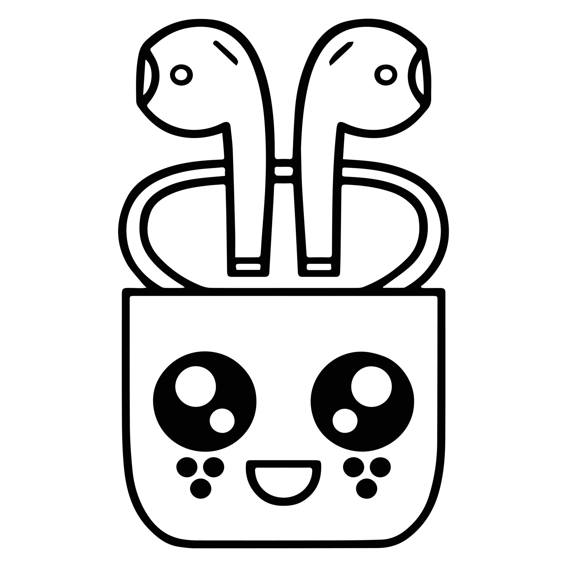 Airpods Coloring Pages - Coloring Nation