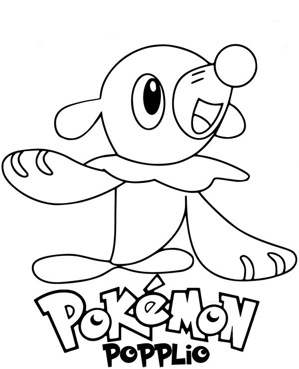 Simple Coloring Page Pokemon - Coloring Nation