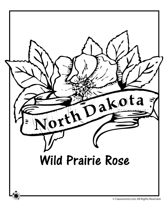 North Dakota Coloring Pages - Coloring Nation