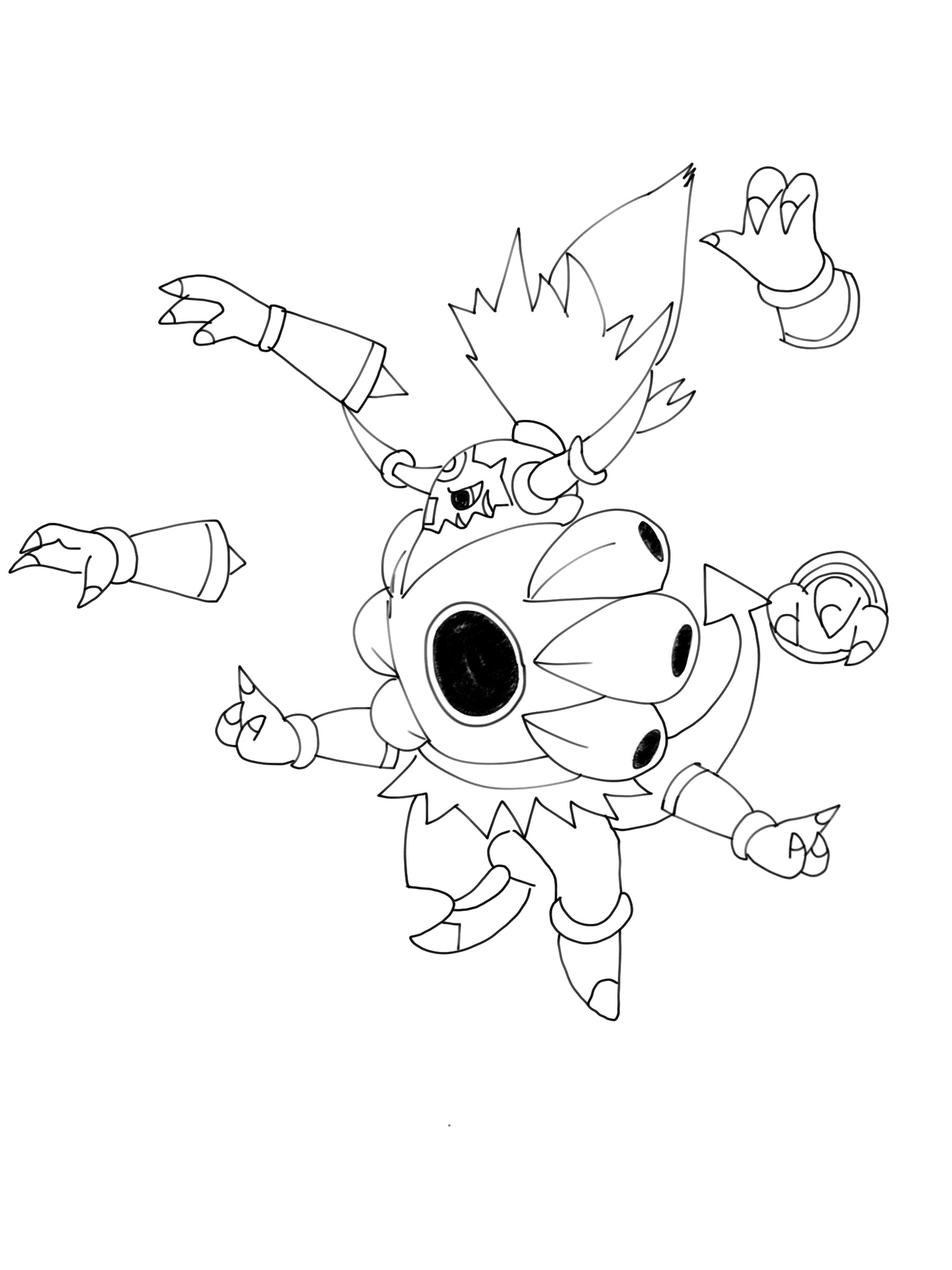 Hoopa Coloring Pages - Coloring Nation