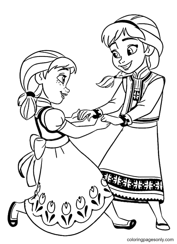 Baby Elsa Coloring Pages - Coloring Nation