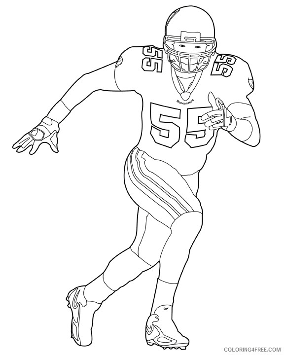 Derek Carr Coloring Page Player Coloring Page Page For Kids And Adults ...