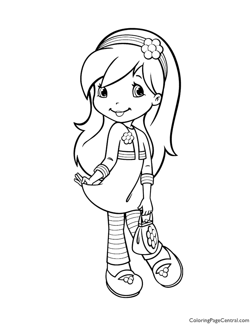 Raspberry Torte 03 Coloring Page. Coloring Page Central - Coloring Nation