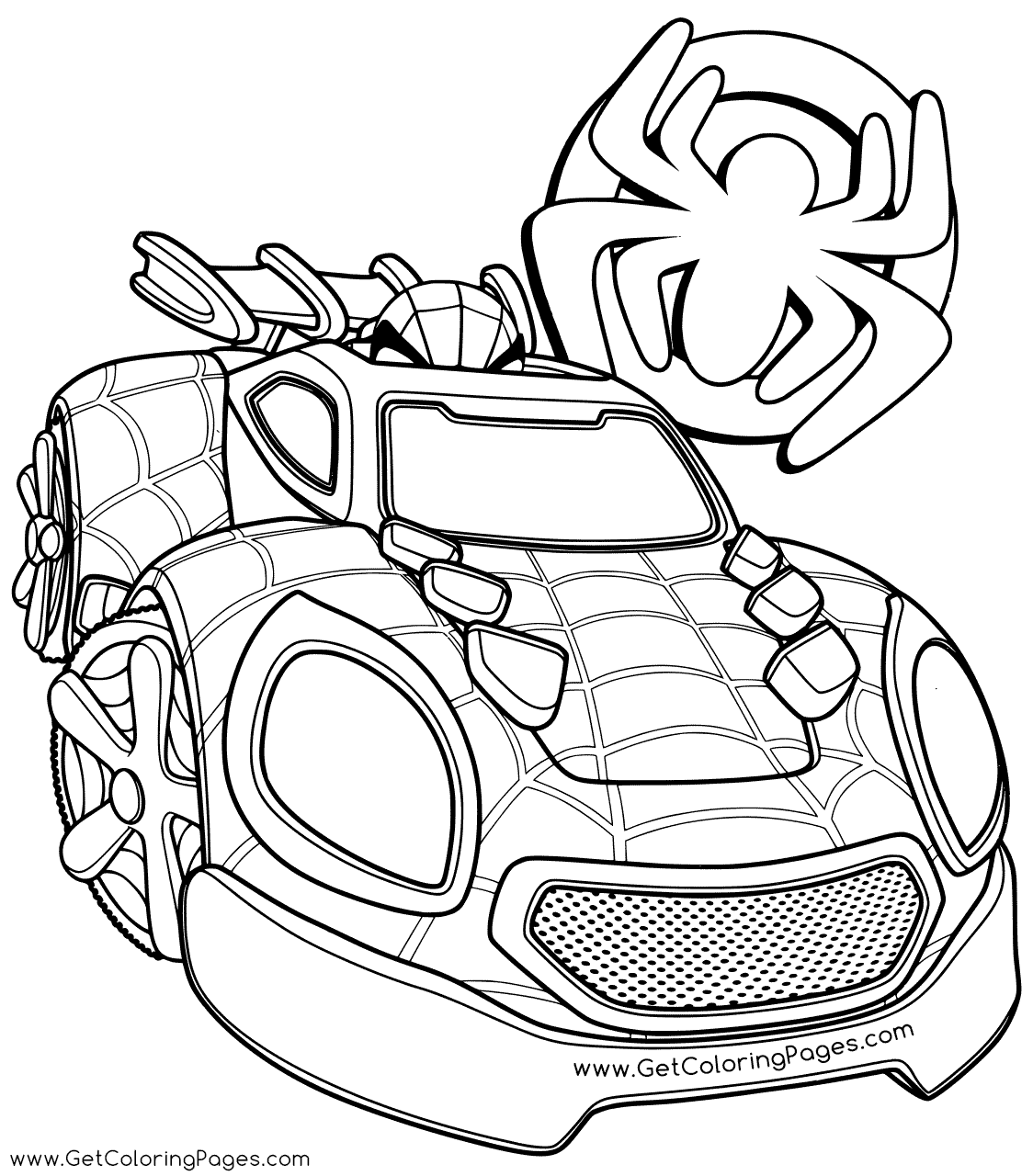 Spidey Friends Coloring Pages - Coloring Nation