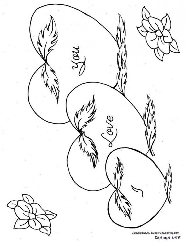 Hearts Coloring Page Emo Hearts Coloring Page Small Hearts - Coloring ...