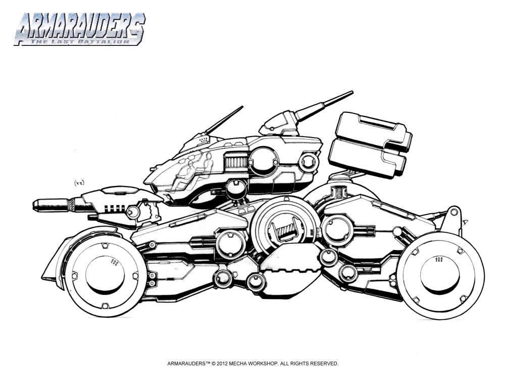 Mecha Workshop Armarauders Company, Toys, Comics! - Coloring Nation