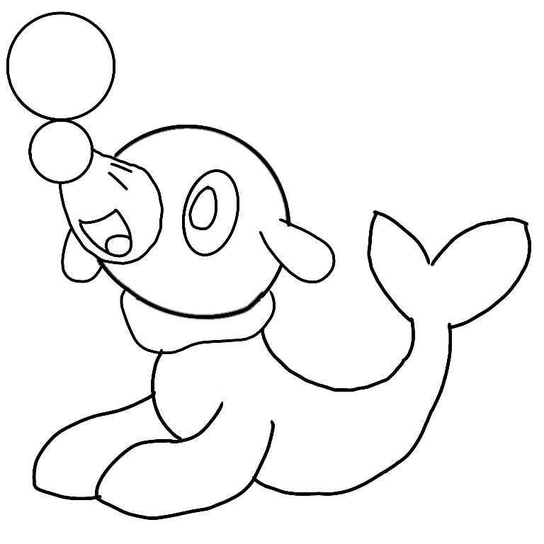 Popplio Coloring Pages - Coloring Nation