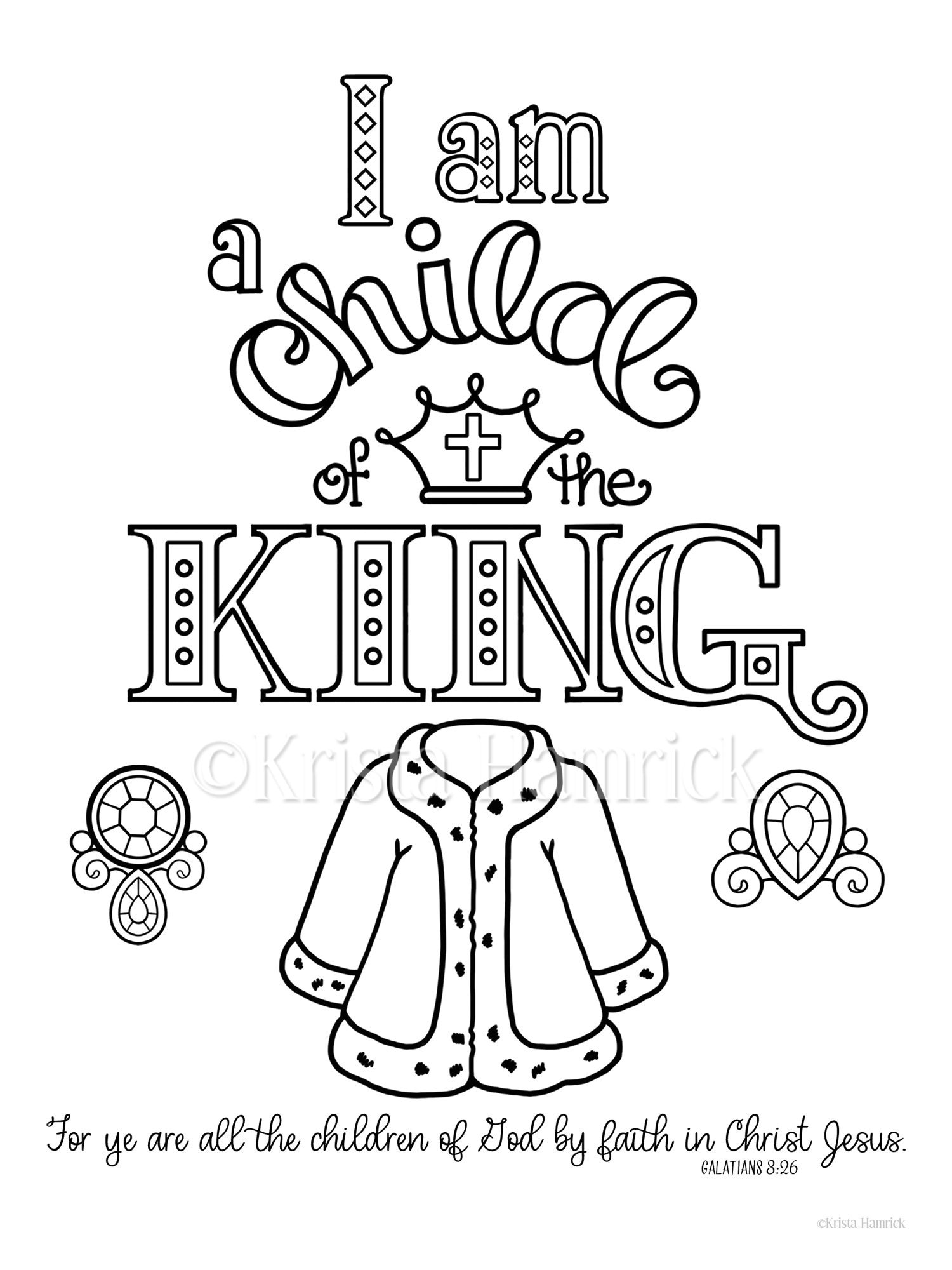 King Coloring Page - Coloring Nation