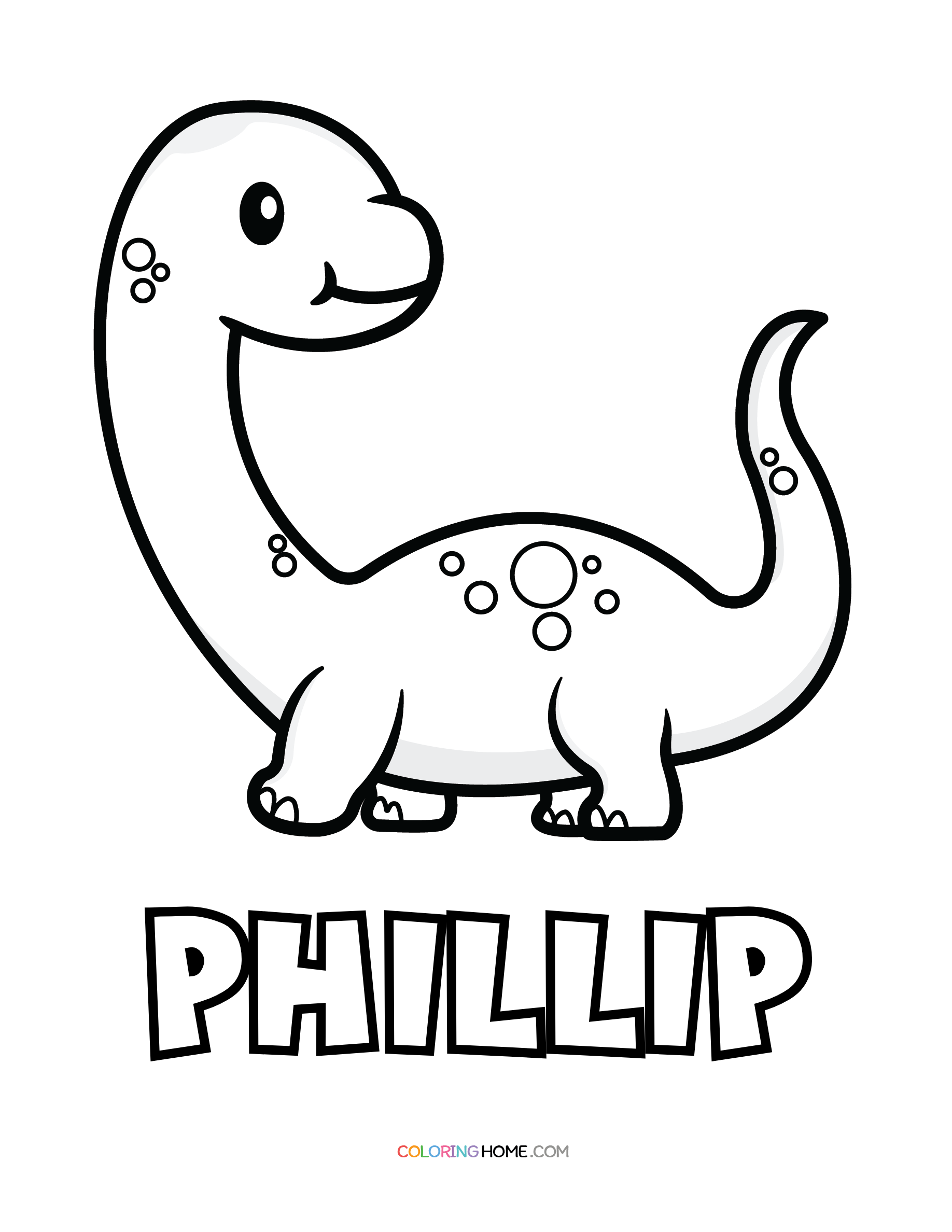 Phillip Name Coloring Pages - Coloring Nation