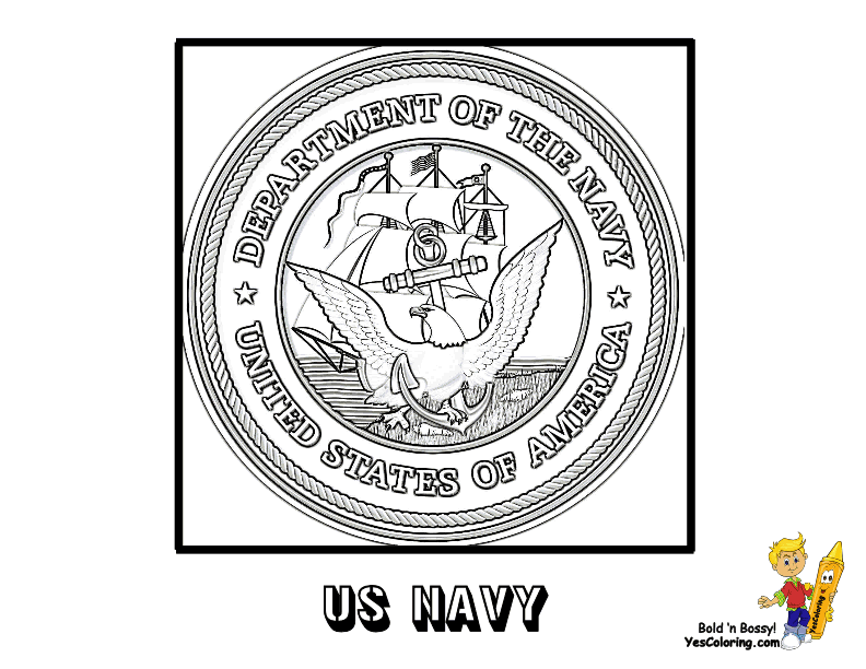 United States Navy Coloring Page Quality Coloring Page - Coloring Nation