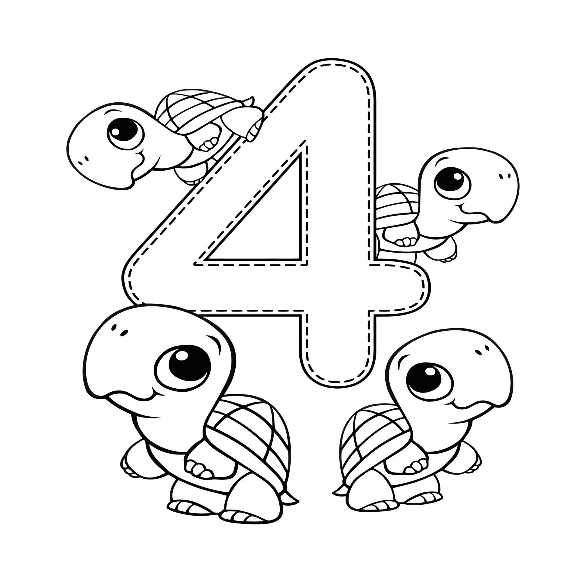 Number Coloring 10 Coloring Nation