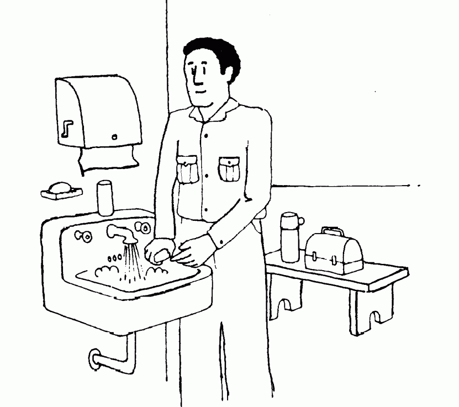 Wash Clothes Colouring Pages 211408 Hand Washing Coloring Page ...