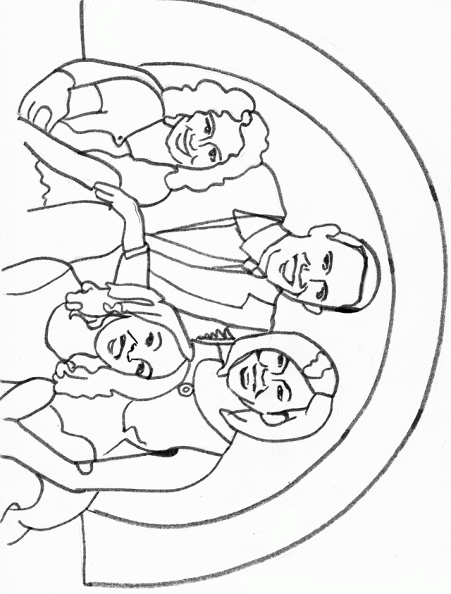 Family Fun Coloring Page Family Fun Printable Coloring Page - Coloring ...