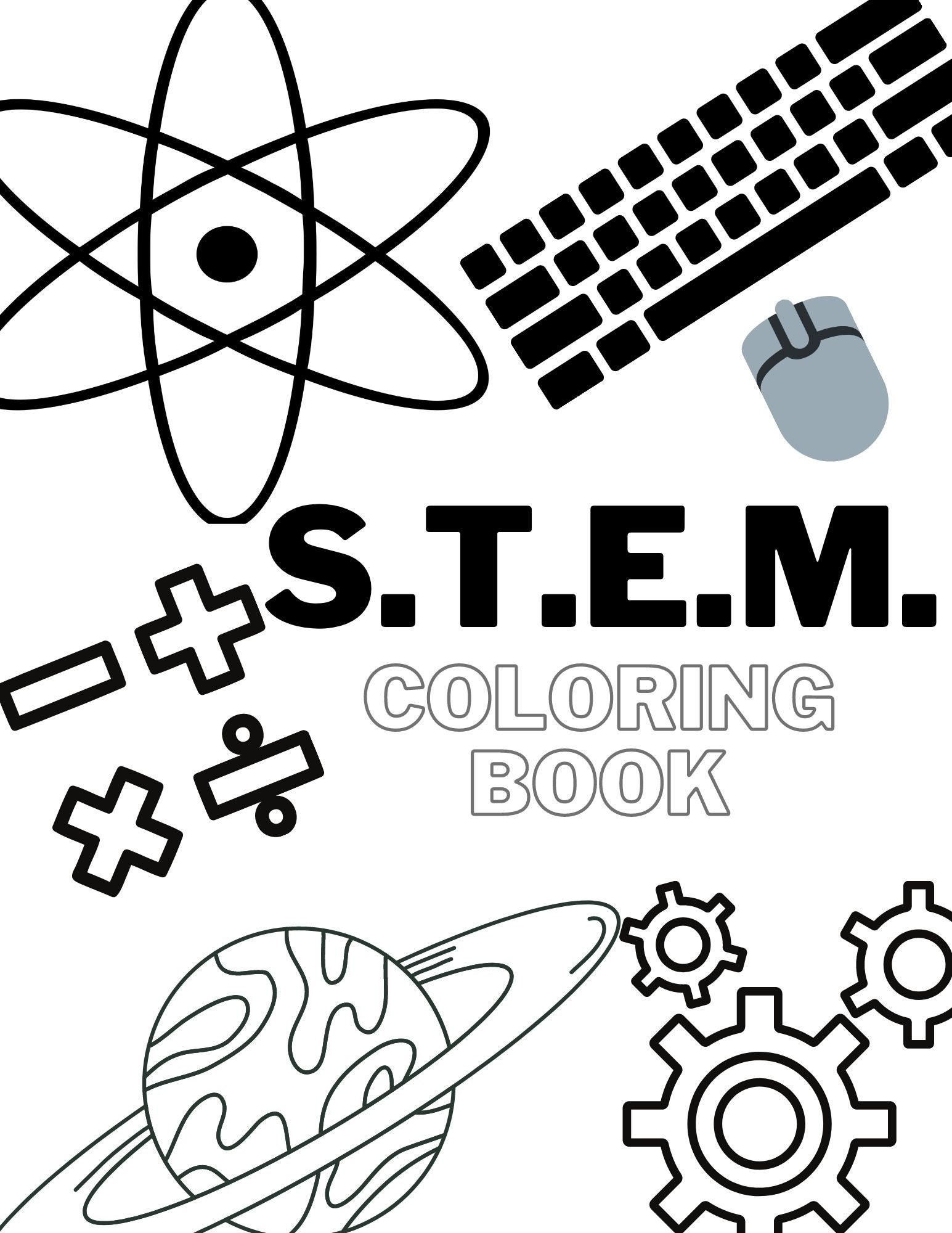 STEM Coloring Page - Coloring Nation